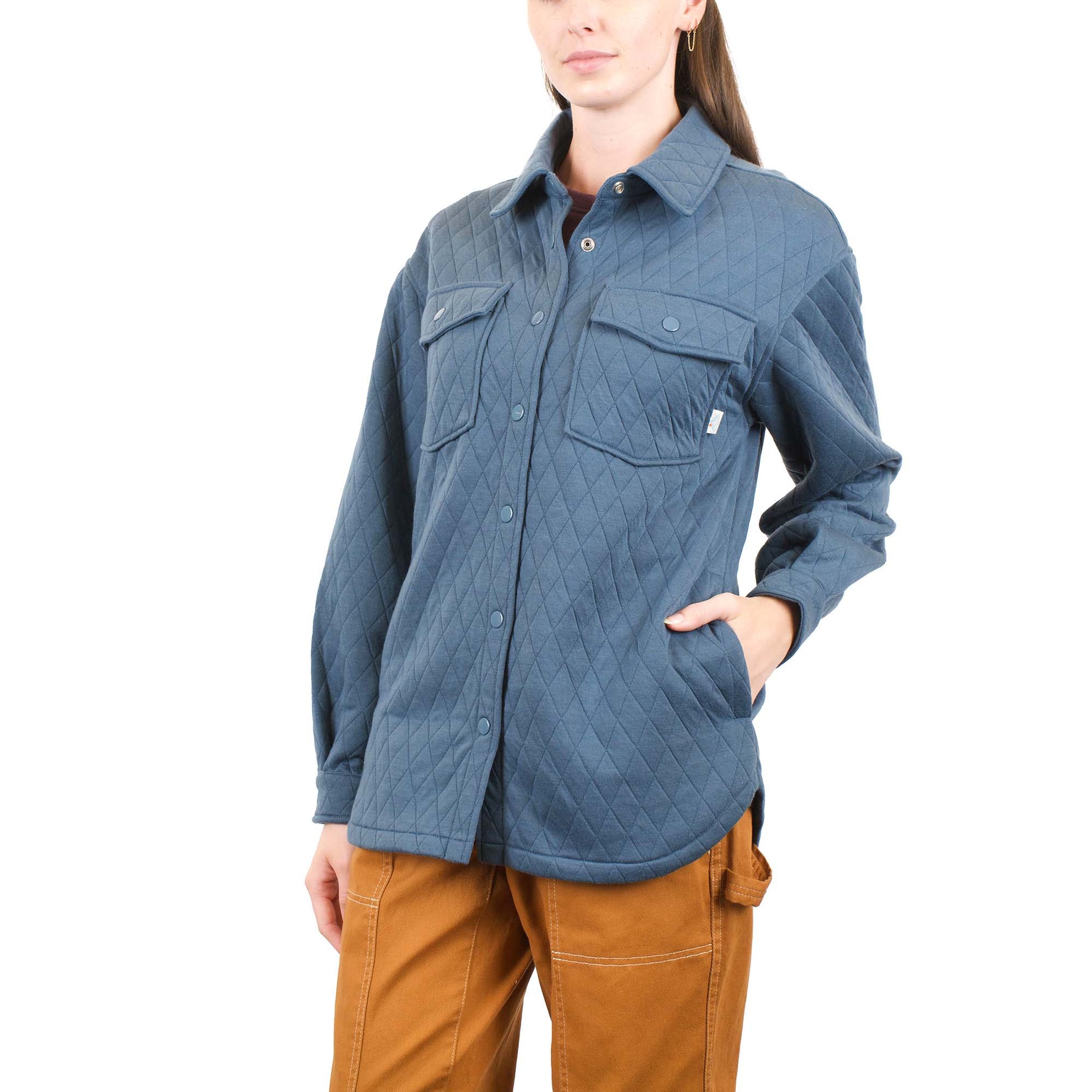 Snap Front Quilt Shirt Jacket– Mountain & Isles